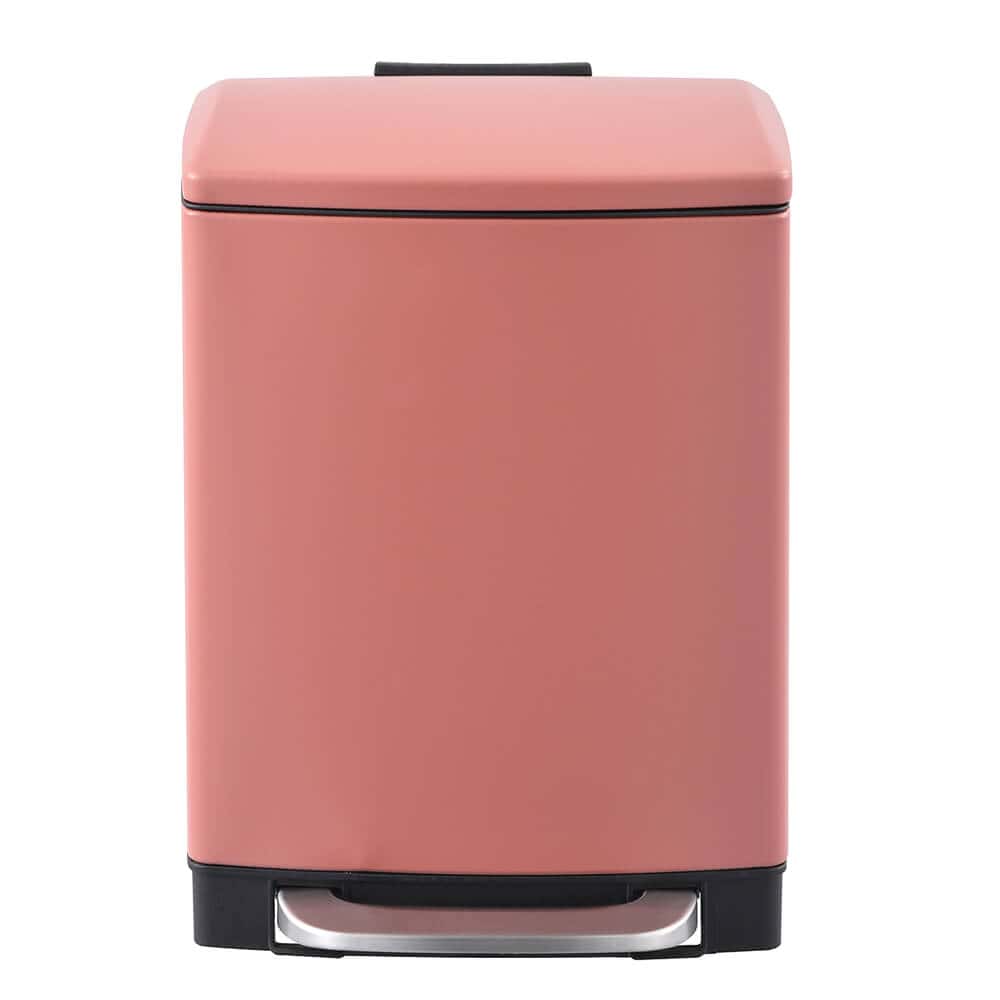 Stainless Steel Rectangular Step Trash Can with Foot Pedal - Jinzan